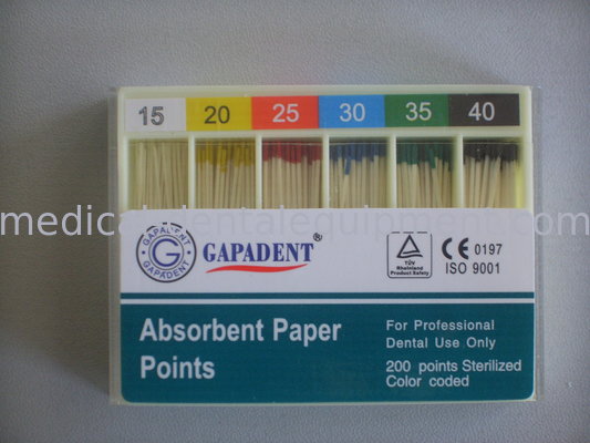 Gapadent  Absorbent Paper Point Root-Canal Filling Material Use in Dental Clinic , Hospital