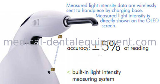 Broad Spectral 7W Dentist Curing Light High Light Output 2200mW Lithium - ion Battery
