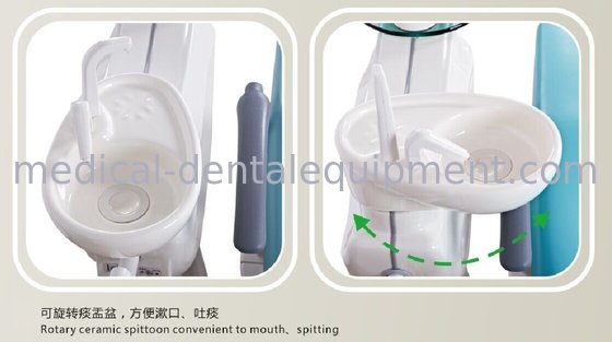 PU Material Electric Dental Chair Magnetic Headset Can Moved Up Down