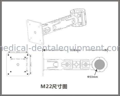 ARM-02 Dexis Intraoral Camera CE Approved LCD Holder For Dental Unit