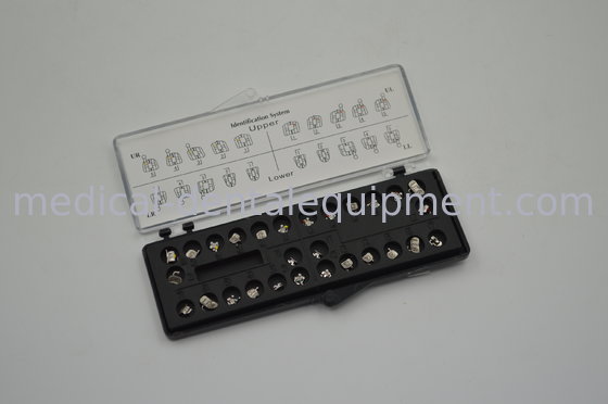 1st 2nd Tubes Laser Marked MIM Orthodontic Brackets Braces MBT Edgewise