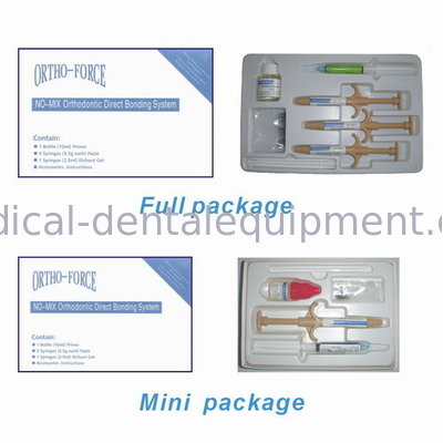 Plastic Dental Orthodontic Brackets Self Cure Composite Materials