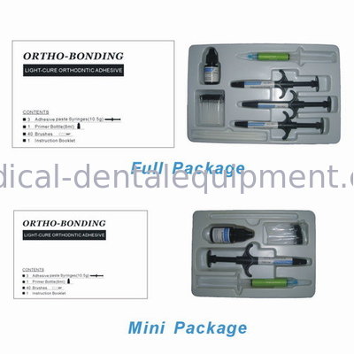 Light Cure Orthodontic Brackets Adhesive Mini Full Package For Bonding
