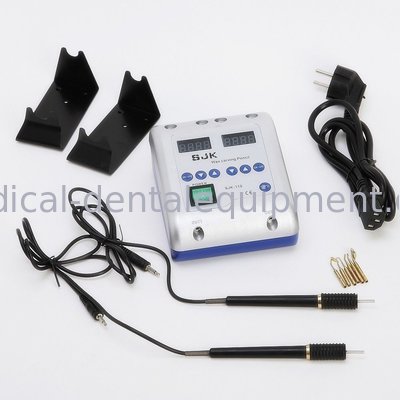 Electric Waxer Carving Knife Machine Double Pen 6 Wax Tip Pot For Dental Lab