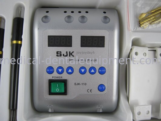 Electric Waxer Carving Knife Machine Double Pen 6 Wax Tip Pot For Dental Lab