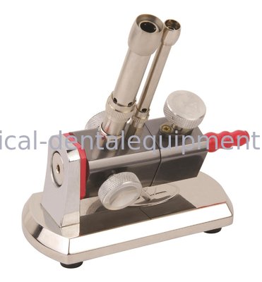 Dental Rotatable Gas Light Bottled Bunsen Burner Lab Double Tube