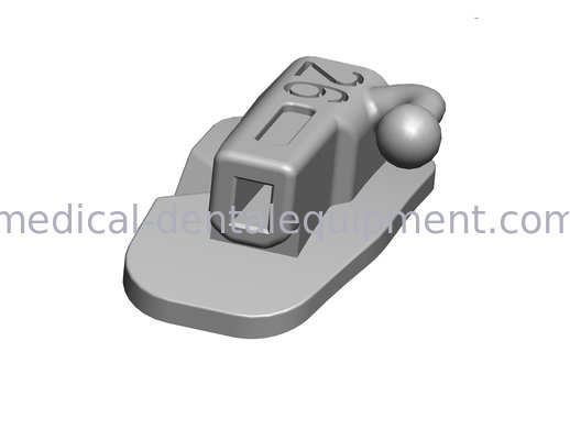 Dental Buccal Tubes Orthodontic Brackets Firmly Brazed Mesh Base