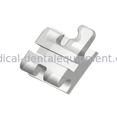 Contoured Base Orthodontic Brackets Ceramic Brackets Provides Mechanical Lock