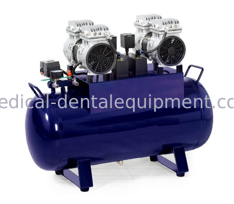 One To Three Oilless Air Compressor Dental Chair Equipment 1090W