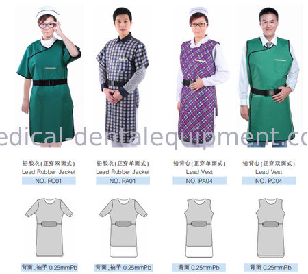 Soft Thin Anti X - Ray Oprotection Lead Rubber Clothes Clothing Nuclare Radiation