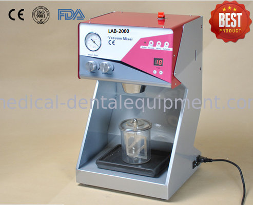 Variable Speed Dental Lab Equipment Plaster Vacuum Investment Mixer LAB-2000C