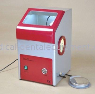 Red Recyclable Dental Sandblaster For Gentle Finishing Of Metal Frameworks