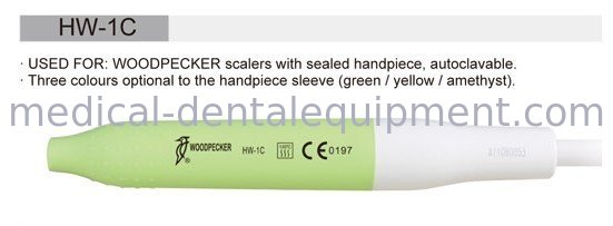 HW - 1C Dental Ultrasonic Scaler Handpiece Woodpecker UDS - J2 / UDS - N4 Dental Instruments Kit