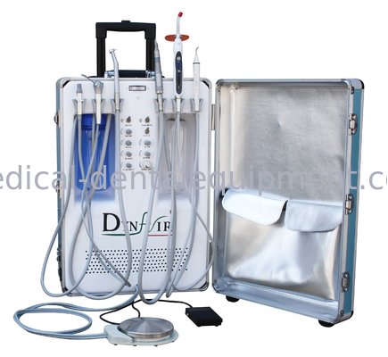 Movable Mobile Dental Chair Build In Scaler And Led Curing Light