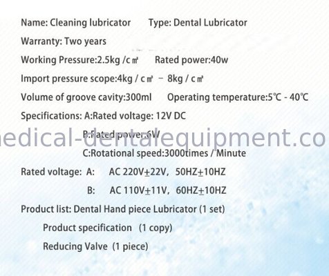 Oil Injection Clean Machine NSK Bienair Sirona Wh Kavo Compatible