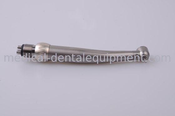 Titanium push button LED generator dental handpiece