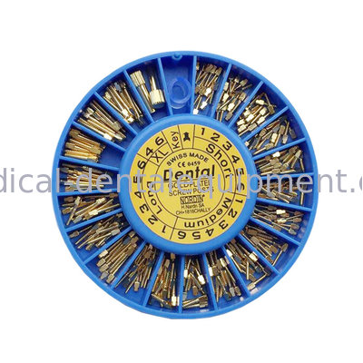 24k Gold Pins In Dentistry Dental Clinic Equipment 240pcs Package