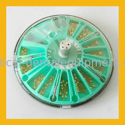 Dental Euro post dental pin Dental Clinic Equipment stainless steel , golden plated