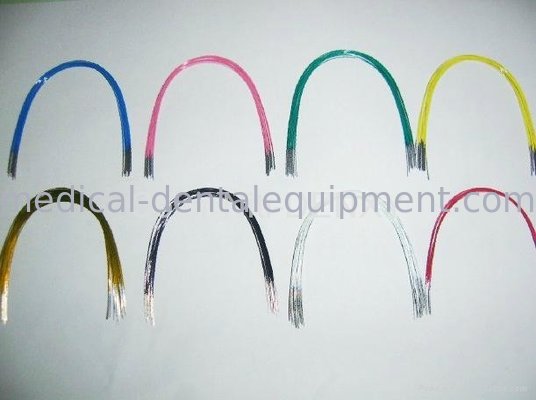 Ovoid Orthodontic Brackets , Nickel Titanium Orthodontic Arch Wire
