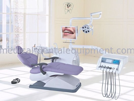 High Class Dental Assistant Chair PU Or Real Leather With Linak Motor