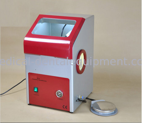 Red Recyclable Dental Sandblaster For Gentle Finishing Of Metal Frameworks