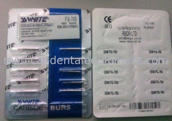 Original Dental Endodontic Files White Carbide Dental Surgical Burs
