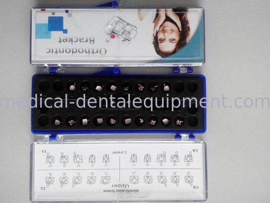 Bondable MIM Orthodontic Brackets Mini Roth MBT Dental Braces