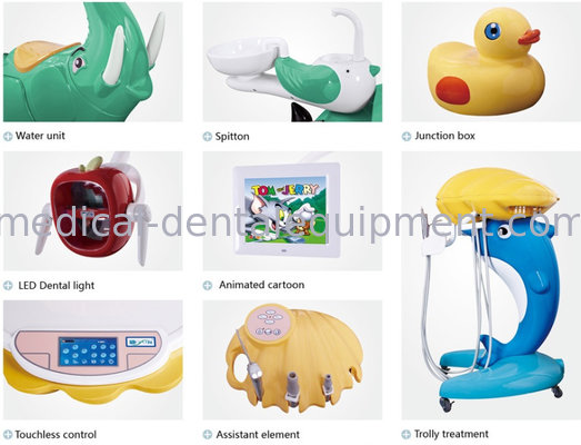 Lovely Dentist Chairs With Rotatable And Removable Ceramic Spittoon