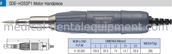 SDE - H35SP1 Handpiece Saeyang Escort III Brush Micromotor For Dental Clinic