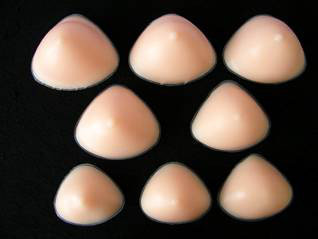 China Sexy Girls Breast Silicone Breast Boobs FU-1027 Triangle Shape supplier