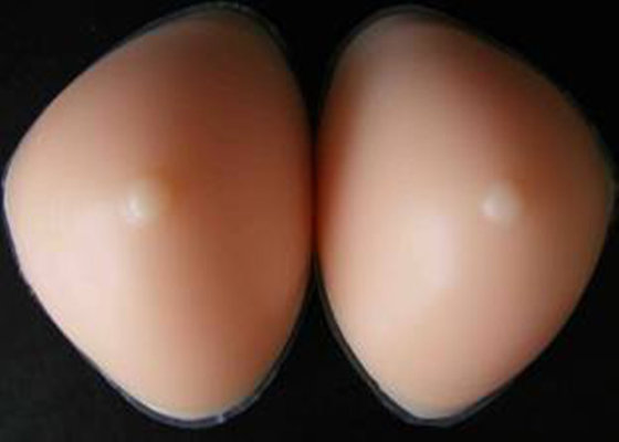 China Silicone Boob Bra For Women , Fake Rubber Boobs Skin Color FU-1027 supplier