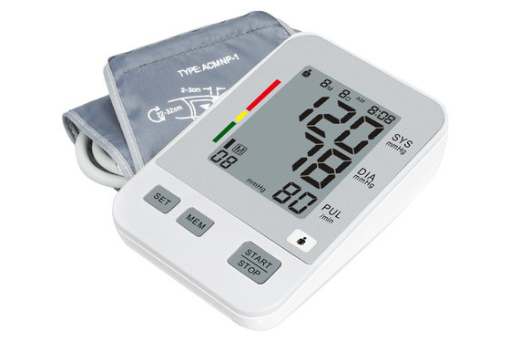 Bluetooth Digital Blood Pressure Machine with 70*55 mm Large LCD size and Grey Cuff supplier