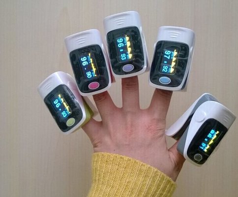 Pulse Oximeter Portable Digital Oxygen Sensor with SPO2 Alarm FDA Approved For Adults and Children supplier
