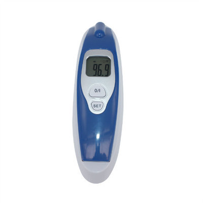 Digital Infrared Ear Forehead Thermometer With Fever Alarm and LCD Backlight Display supplier