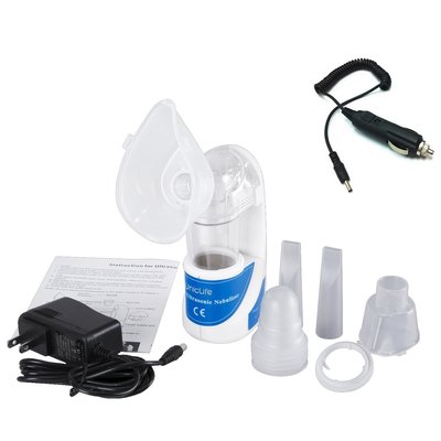 Andheld Inhaler Ultrasonic Nebulizer Machine with Car Power Adapter Charger supplier
