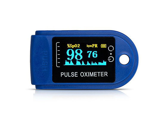 Digital Finger Oximeter OLED Pulse Display , Finger O2 Saturation Monitor supplier
