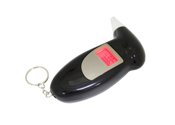 ROHS Certification Breath Analyser Test For Alcohol With LCD Clock AT-06 supplier