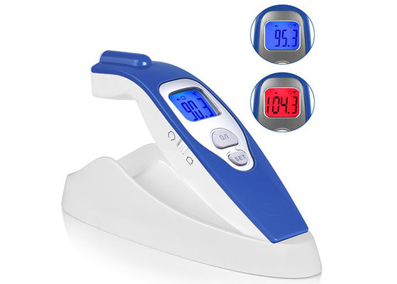 Digital Infrared Ear Forehead Thermometer With Fever Alarm and LCD Backlight Display supplier