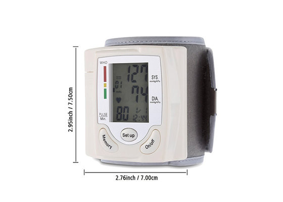 Wireless Mini Manual Blood Pressure Home Monitoring Devices / Blood Pressure Wrist Watch supplier