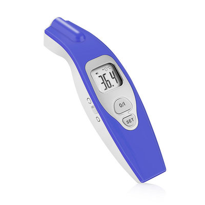 Non Contact Infared Thermometer Gun Dual Laser , baby forehead thermometer 1 Second Fast Measure supplier