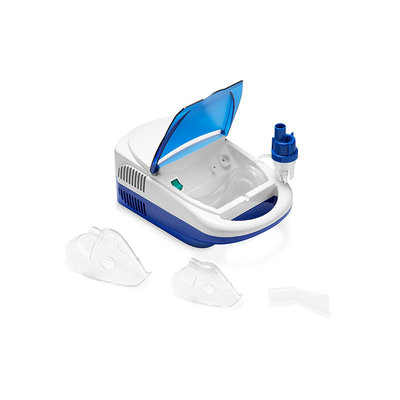 Compact Piston Air Compressor Nebulizer / Aerosol with Full Mask Kits supplier
