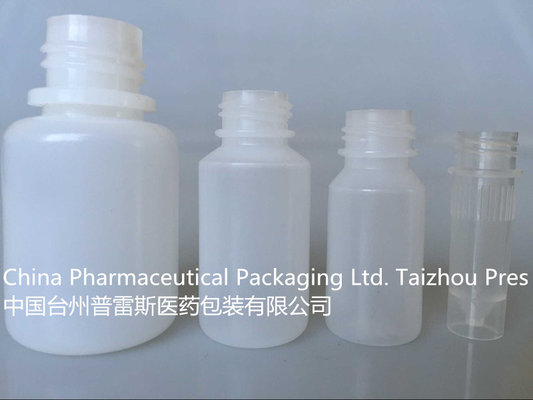 Flacons à réactifs en plastique inodores légers pharmaceutiques blancs