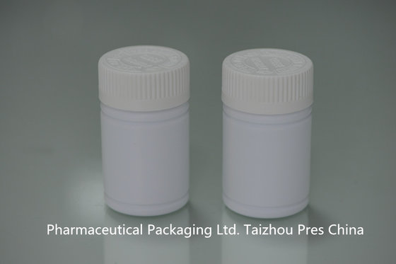 la médecine en plastique du PE 40ml met les récipients pharmaceutiques de capsule/pilule avec des couvercles