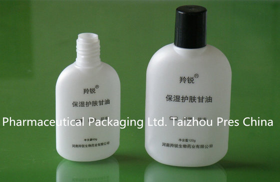 60ml - bouteilles de pilule en plastique du PE 120ml, hydratant la glycérine/bouteille de soins de la peau