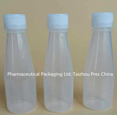 100 bouteilles potables transparentes de plastique de récipient de bouteille de médecine de ml pp