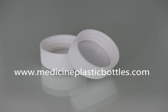 Capsules en plastique inodores blanches, couvercle à visser fait sur commande de plastique de PE