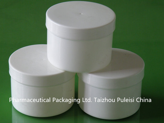 Le plastique vide blanc du HDPE 100ml met des bouteilles en bouteille de poudre de talc