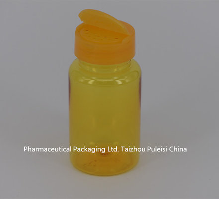 Bouteilles claires non-toxiques d'ANIMAL FAMILIER de 80ml Pharma avec la couverture tournante de presse