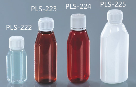Bouteilles en plastique légères de médecine d'érable/Brown avec le processus de soufflage de corps creux