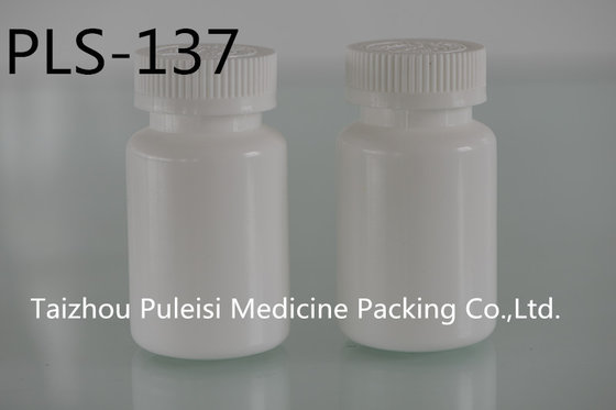 Άσπρα HDPE πλαστικά μπουκάλια μπουκαλιών 120ML χαπιών φαρμακείων με τα καπάκια